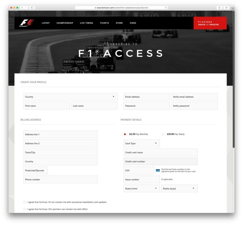「F1 Access（Official F1 App・F1ライブタイミング）」はマルチデバイス対応。IDとパスワードが必要です。：インストール ...